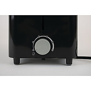 Betty Crocker 2-Slice Cool Wall Toaster, Black, BC-2605CB