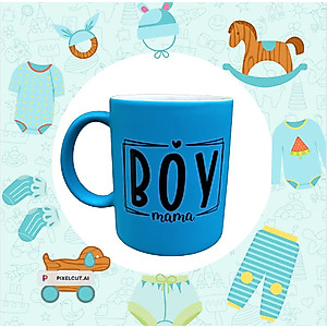 #BOYMOM | Boy Mom | 11 OZ Matte Custom Boy Mama Coffee Mug - Mom Mug - New Mom Cup Mother of Boys Wine Tumbler Best Mom Coffee Mug Tumbler