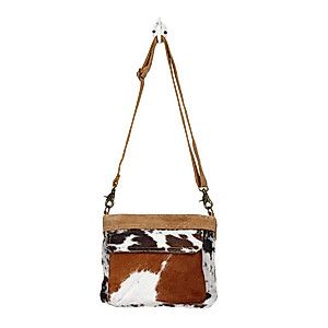 Myra Bag Vintage Bygone Leather & Cowhide Crossboy Bag S-1212