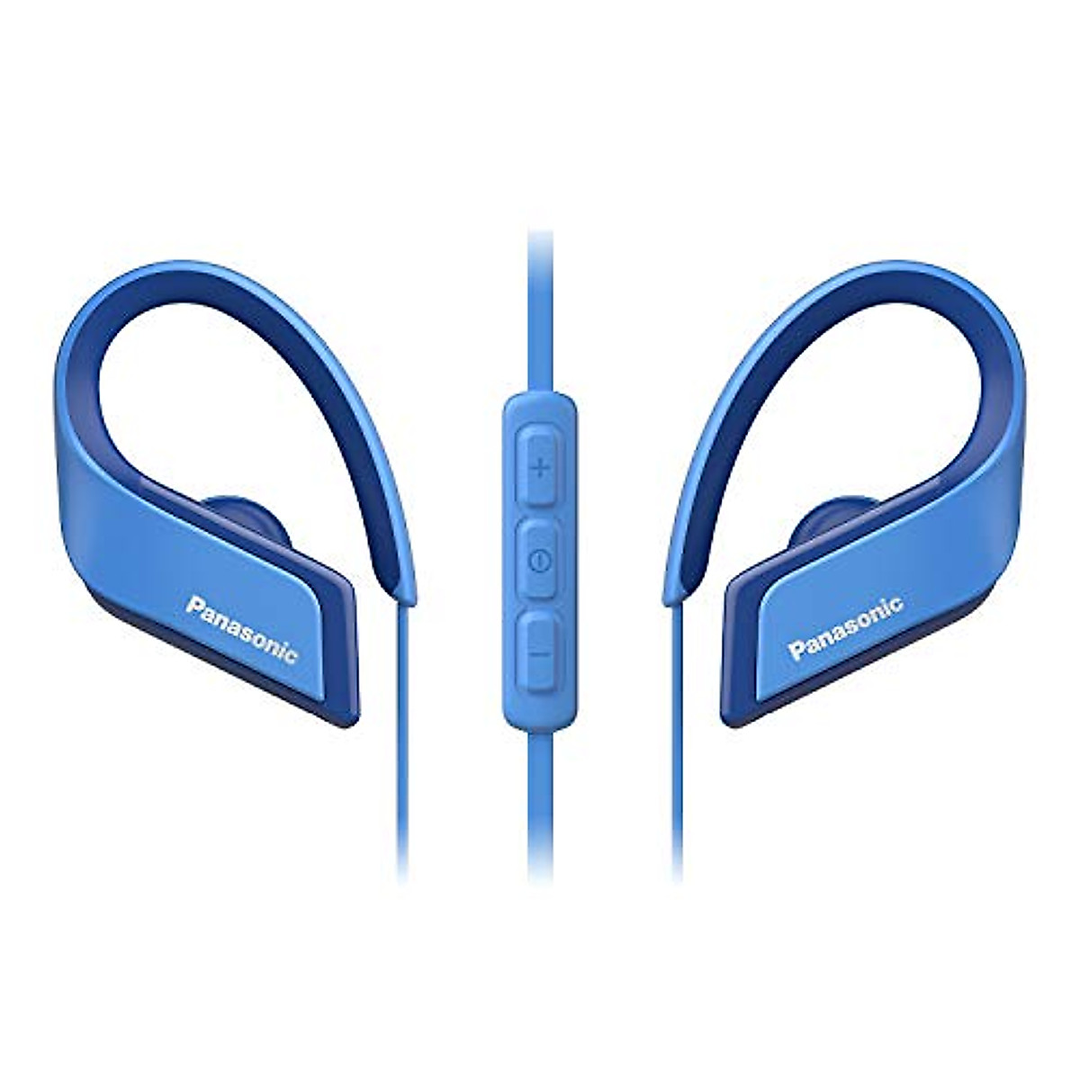 PANASONIC Wings Sport Headphones are Ultra-Light Wireless Bluetooth Sport Earbud 3D Flex Sport Clips with Microphone and Call/Volume Controller, IPX5 Rated Water-Resistant - RP-BTS35-A (Blue)