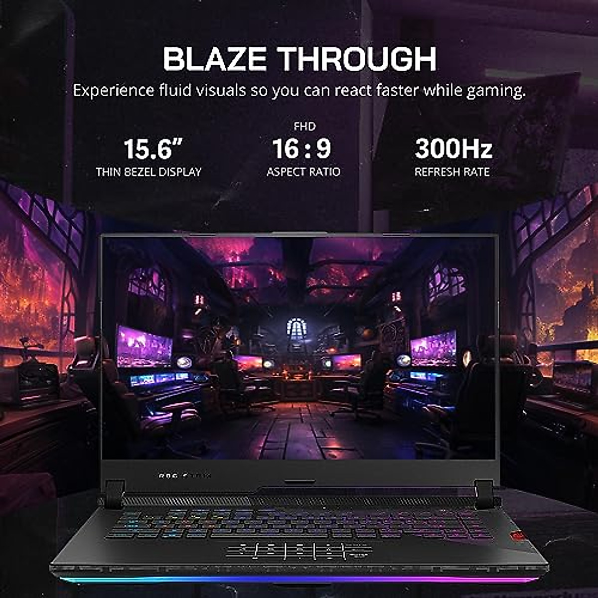 ASUS 2023 ROG Strix Scar 15 15.6" 300Hz IPS Type FHD Gaming Laptop, AMD Ryzen 9 5900HX, 16GB RAM, 512GB PCIe SSD, RGB Backlit Keyboard, GeForce RTX 3080, Win 10 Pro, Gray, 32GB SnowBell USB Card