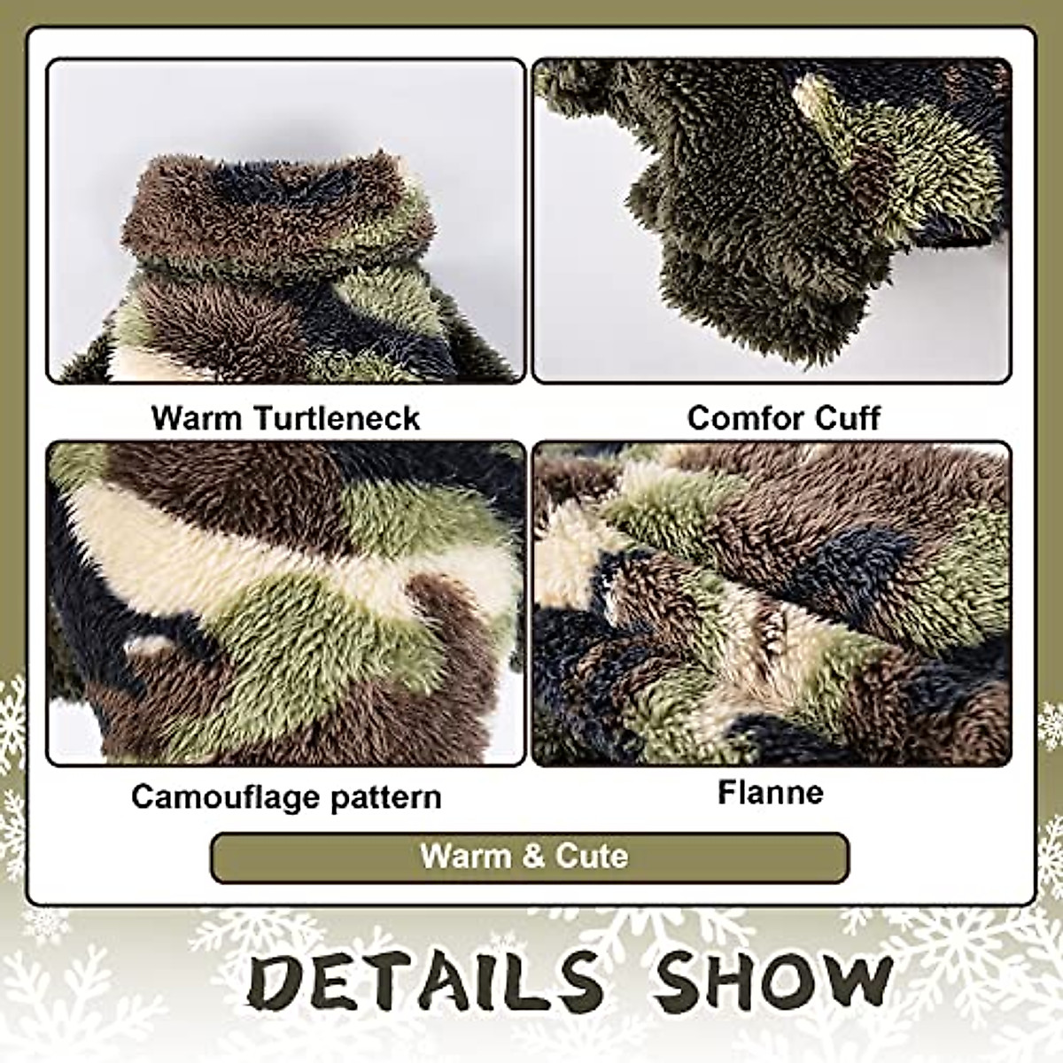 Small Dog Sweater Dog Pajamas for Small Dogs, Fleece Dog Sweater, Winter Cute Tiny Dog Clothes Outfit Puppy Clothes Pet Jumpsuits Chihuahua Yorkie Cat Clothing (X-Small)