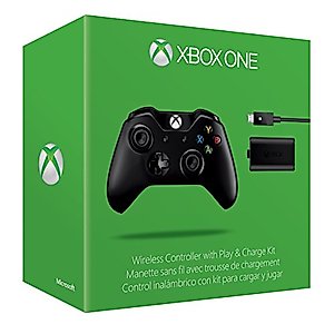 Xbox One Wireless Controller and Play & Charge Kit (Without 3.5 millimeter headset jack)