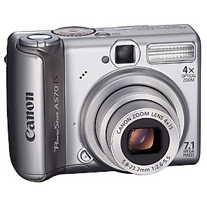 Canon PowerShot A570IS 7.1MP Digital Camera with 4x Optical Image Stabilized Zoom (OLD MODEL)