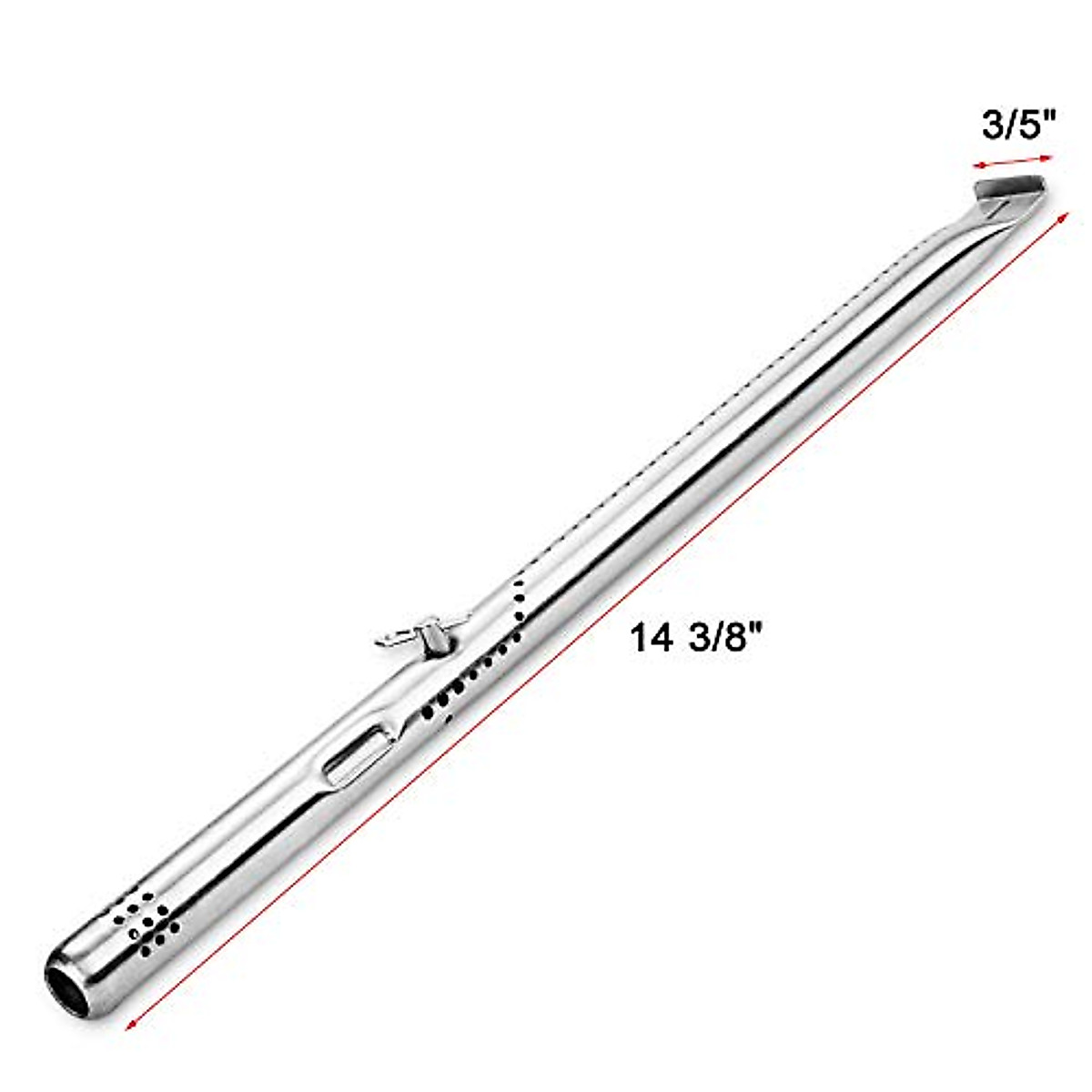 Uniflasy Grill Part Kit for Charbroil Advantage Series 4 Burner 463432215 466433016 469432215 463433016 Cooking Grate Griddle Heat Plate Tent Shield Grill Burner Pipe Adjustable Crossover