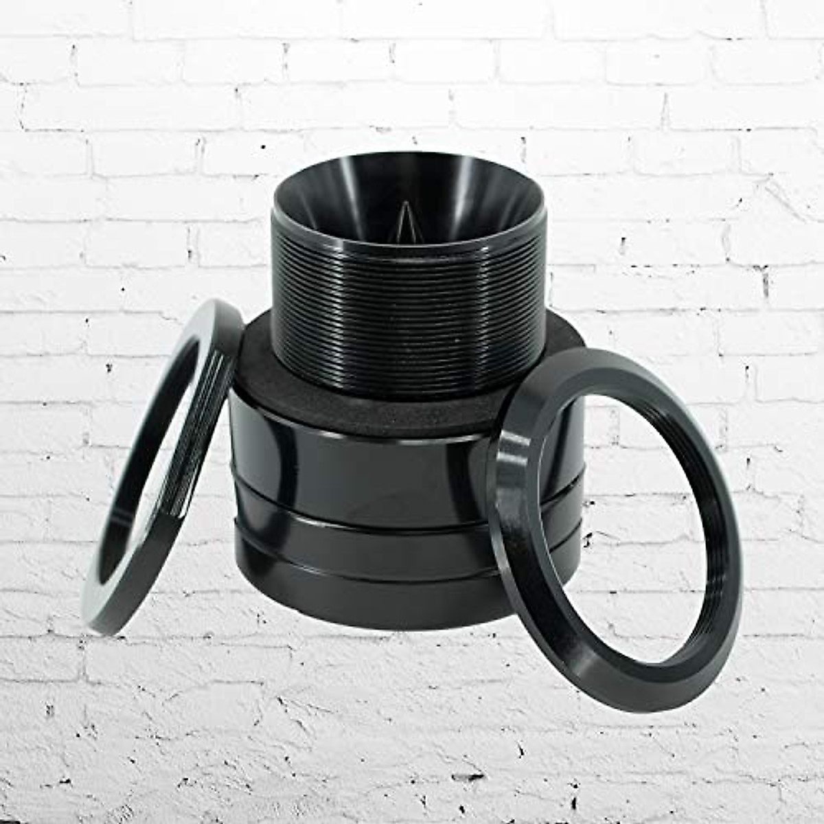 2x Audiotek ATW460BK 1" 600W Car Audio Heavy Duty Titanium Super Tweeter (PAIR)