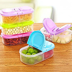 Ke1Clo Food Storage Containers for Fridge Fruit Container with Lids, Fruit and Vegetable Storage Box, Bread Storage Container, BPA Free, Suitable for Fridge Kitchen 1pc