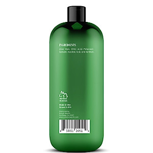 Botanic Soothing Hearth Aloe Vera LIQUID Gel - From 100% Pure and Natural Cold Pressed Aloe Vera, 16 fl oz