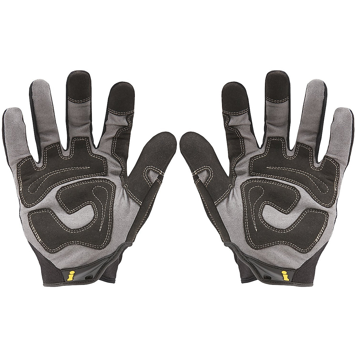 Ironclad General Utility Work Gloves GUG, All-Purpose, Performance Fit, Durable, Machine Washable, (1 Pair), Large - GUG-04-L , Black