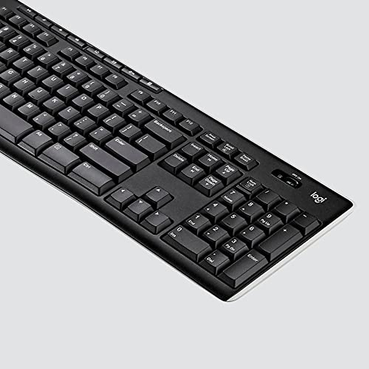 Logitech 920003051, K270 Wireless Keyboard, 17 x 6 x 1 inches - Black (Renewed)