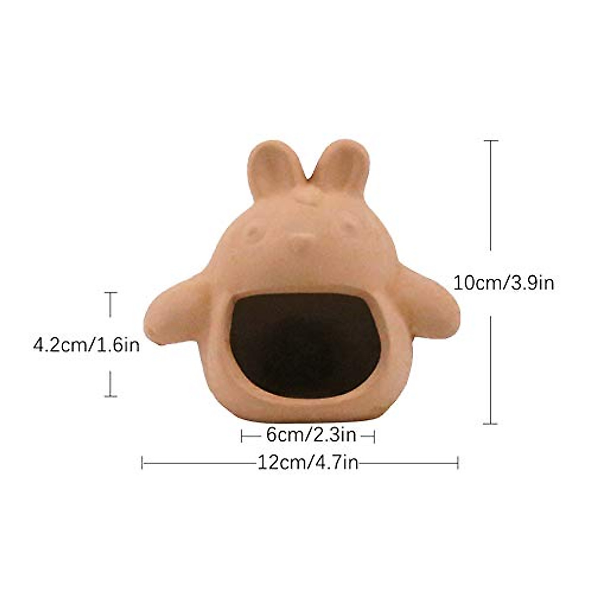 OMEM Reptile Aquarium Decor for Terrarium Ceramics Spider Scorpion Betta Fish Shrimp Crab Humid Hide Habitat Ornaments