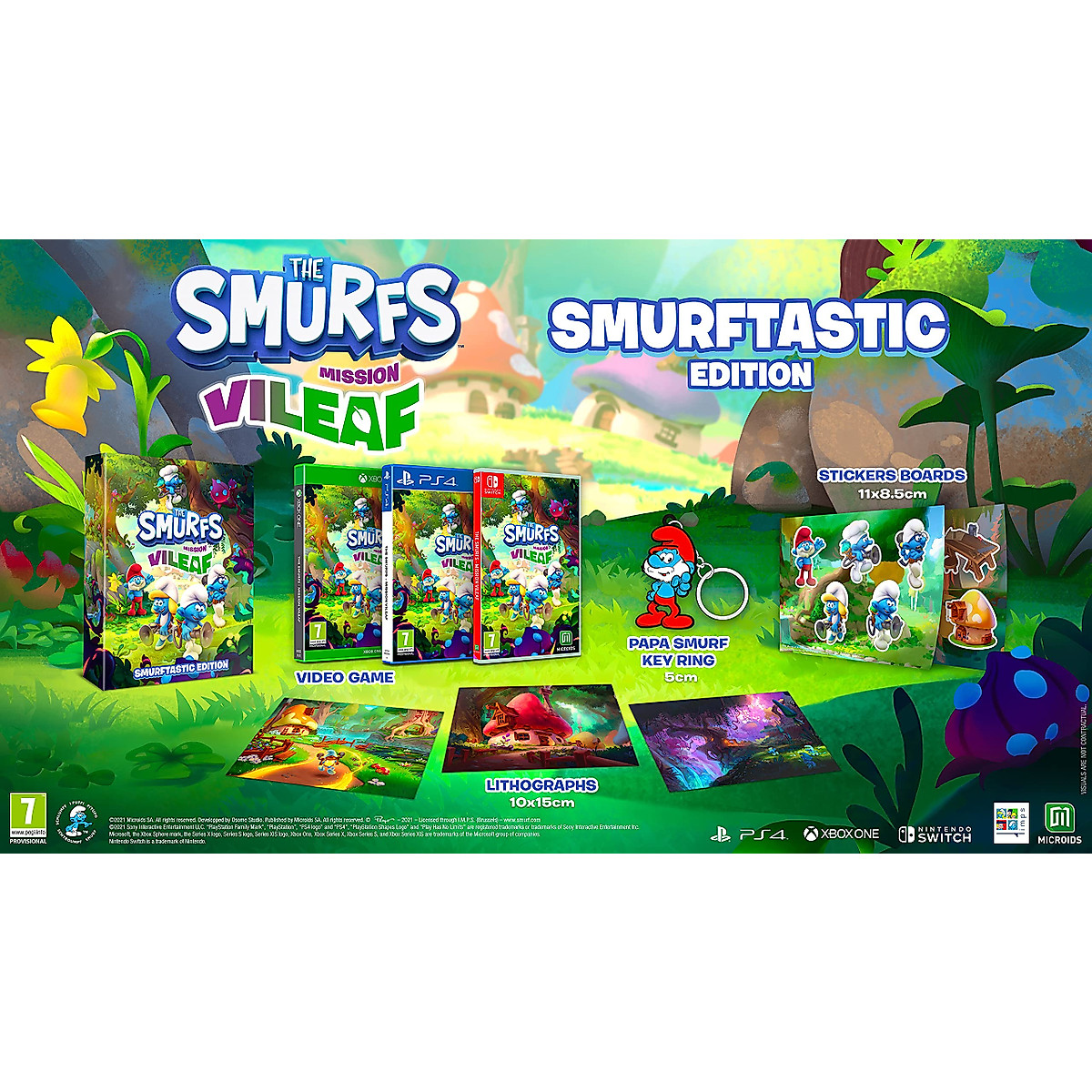 The Smurfs: Mission ViLeaf - Smurftastic Edition (Nintendo Switch)