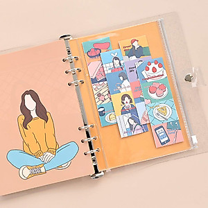 Monolike A5 FALL IN NEWTRO Ver.2 Diary Set, Be full of happiness - Academic Planner Weekly & Monthly Planner with PVC Cover, Zipper bag, Sticker