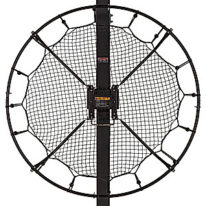 Silverback Multi-Sport Training Rebound Passback Net - Basketball Rebounder - Multisport Rebounder,Black