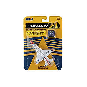 Daron Worldwide Trading Runway24 F-16 Thunderbird No Runway Vehicle