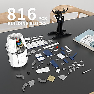 NASA SpaceX Dragon Building Kit for Ages 6+,Unmanned Resupply Spcaecraft Model Kit, Cargo Dragon Creative NASA Building Toys (816 PCS)