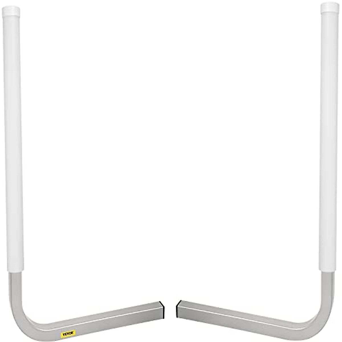 VEVOR Boat Trailer Guide-ons, 40", 2PCS Steel Trailer Post Guide on, Trailer Guides with PVC Pipes, Mounting Hardware Included, for Ski Boat, Fishing Boat or Sailboat Trailer, White