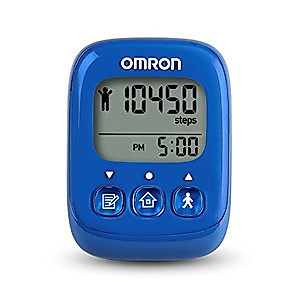Omron HJ325 Alvita Ultimate Pedometer, Blue