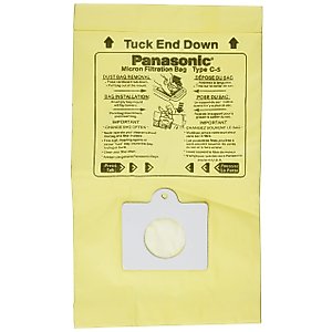 Panasonic C-5 Micron Filtration Vacuum Bags - 3 bags