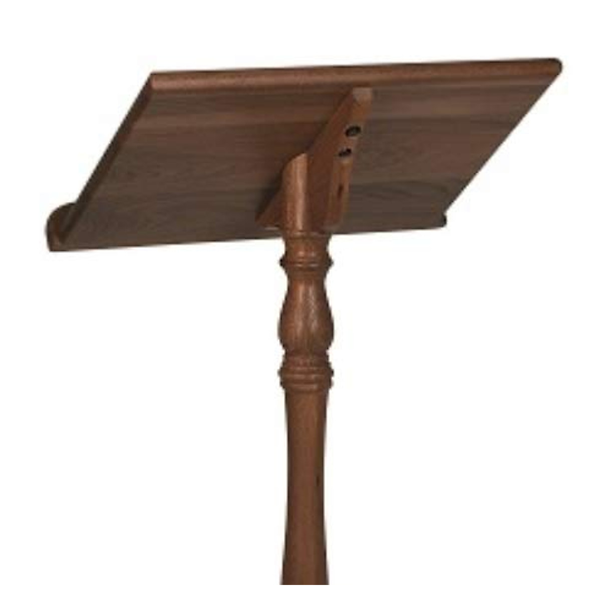 Robert Smith Walnut Stain Finish Wood Lectern, 43 Inch