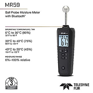 FLIR MR59 Ball Probe Moisture Meter with Bluetooth