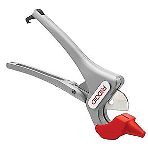 RIDGID RC-2375 Ratchet Action 2" Pipe and Tubing Cutter, Chrome, Small - 30088 & 23493 Model PC-1375 ML Single Stroke Plastic Pipe and Tubing Cutter, 1/8-inch to 1-3/8-inch Pipe Cutter