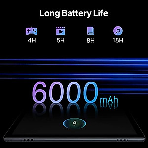 Tablet 10.1 Inch Android 11 Tablets Quad core 2GB RAM 64GB ROM 1280x800 IPS HD Touchscreen Metal Housing (Grey)