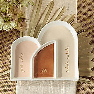 Kate Aspen Boho Arch Trinket Dish - Candy Dish, Shower Prize, Decorative Tray, Ring Holder, Jewelry Tray, Home Décor, One Size (23271NA)