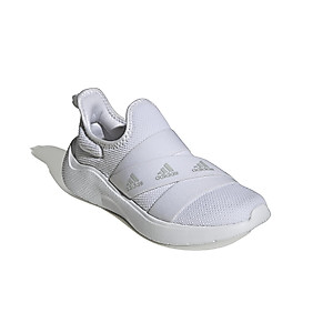 adidas Women's Puremotion Adapt Sportswear Sneaker, White/Grey/White, 9