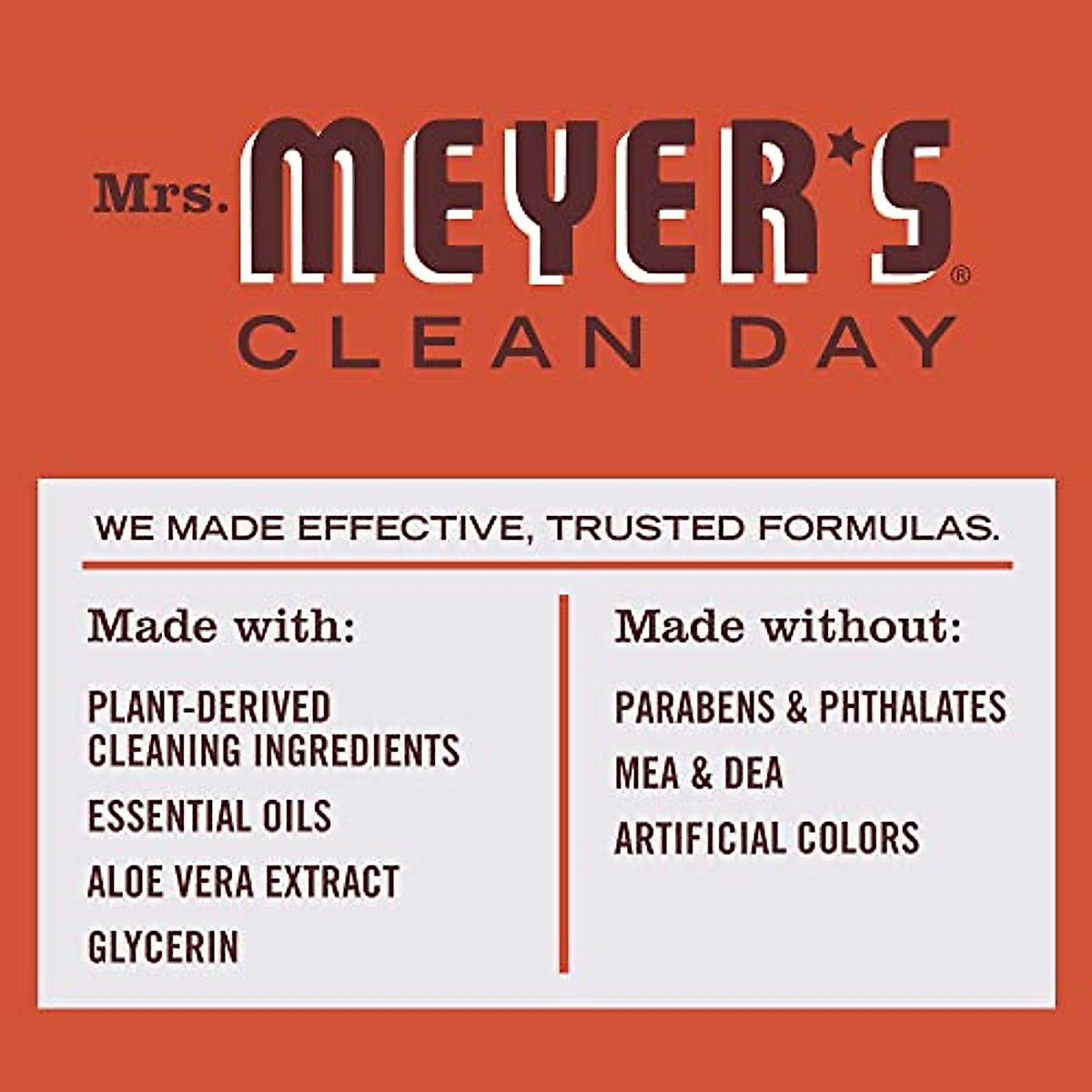 MRS. MEYER'S CLEAN DAY Liquid Dish Soap, Biodegradable Formula, Radish, 16 fl. oz