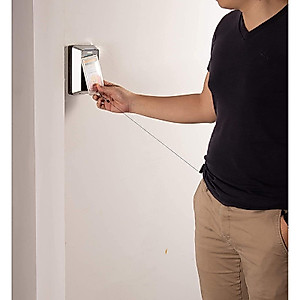 100 Pack Retractable ID Badge Reel for Card Holders with Clips, Nurses and Teachers, Office Supplies (26.5 in)