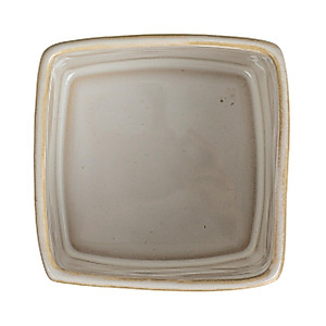 Creative Co-Op Ceramic Nesting Containers, Cream, Set of 3