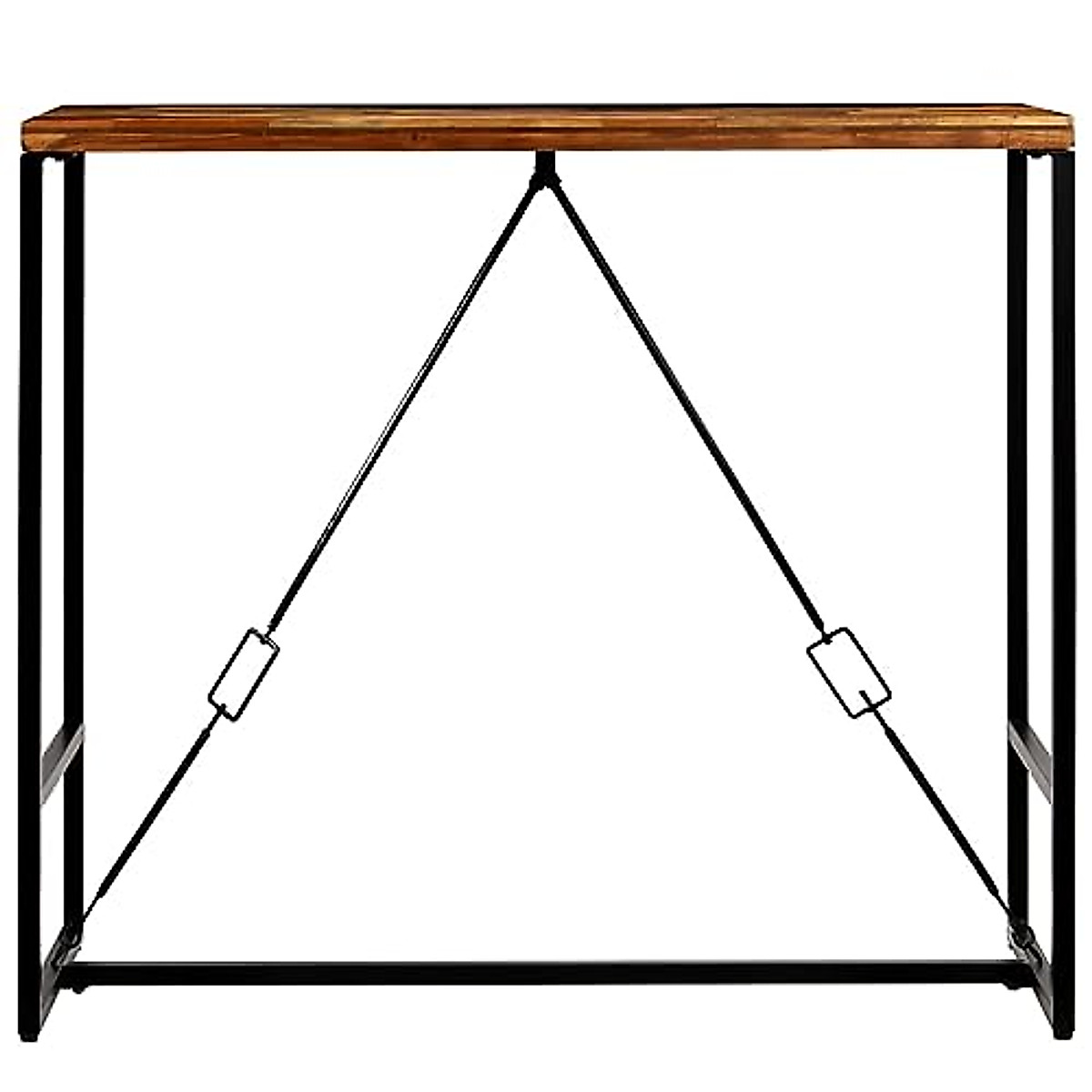 AJSEOYBS Dining Table Mid-Century Vintage Kitchen Table for Person for Dining Room Balcony Cafe Bar,Bar Table Solid Reclaimed Wood 47.2"x23.6"x41.7"