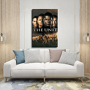 The Unit TV Series Poster Classic Restaurant Corridor Decoration 2 Canvas Poster Wall Art Decor Print Picture Paintings for Living Room Bedroom Decoration Frame:24×36inch(60×90cm)