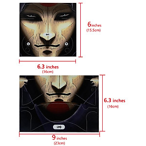 Geekria VR Headset & Controller Handle Skin Compatible with Oculus Meta Quest 2 Protective Cover, Protective Durable Scratch Resistant Cartoon Sticker