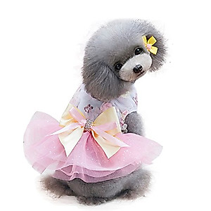 Dress Apparel Medium Small Dog Puppy Skirt for Pet Clothes Boy Girl Puppy Sweater Outfits Apparel for Chihuahua Cold Weather Doggy Sweatshirt
