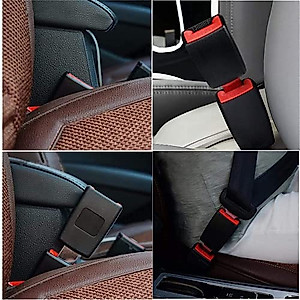 2 PCS Most Model Accessories Polyester Extension Comfortable and Convenient for Car Seats Universal，Ships from the US (4.7 Inch)