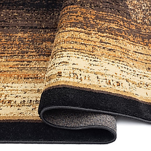 Home Dynamix Royalty Vega Contemporary Geometric Area Rug, Black/Beige, 5'2"x7'2"