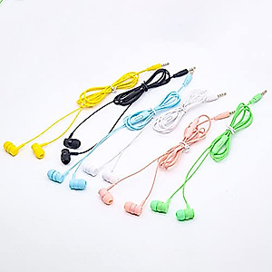 Iryreafer Wired Earbud Intelligent Noise Reduction Powerful Bass Ergonomic 3.5mm HiFi in-Ear Sports Gaming Earbud for Running Earbud