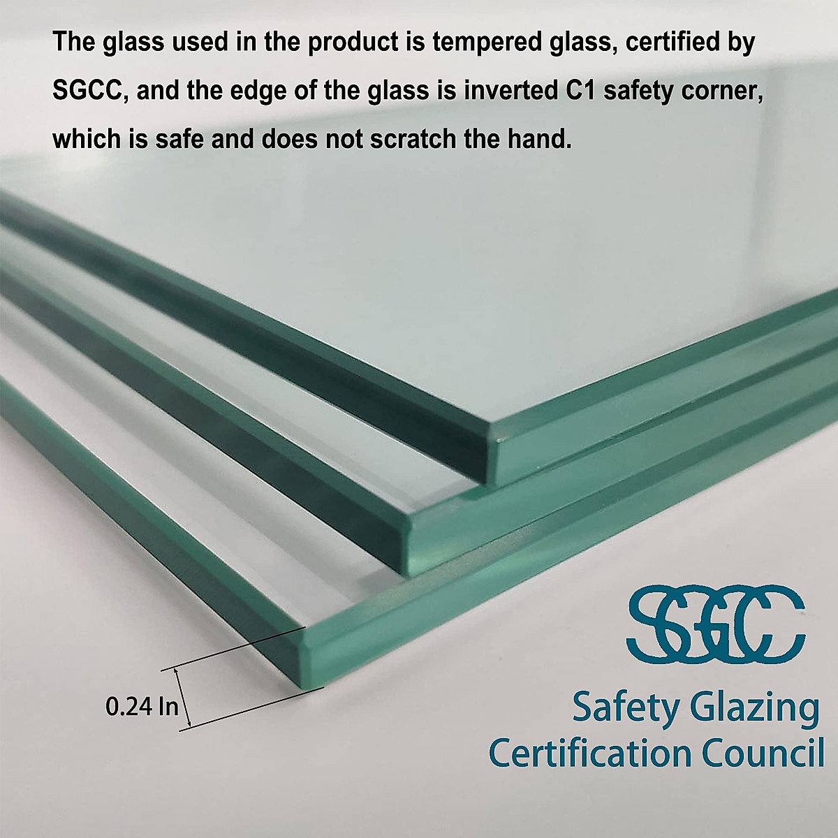 GroGro Frameless Glass Shower Door,32-33.5" W x 72" H Pivot Swing Shower Door,1/4 in Thick Clear Tempered Glass,Matte Black Finish, Black Shower Door Can Be Reversible Installation