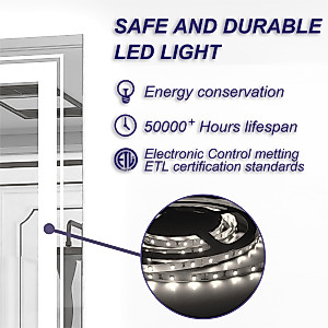 JSneijder LED Bathroom Mirror(2 Pack), 28x36 Inch Frame Mirror + 28x36 Inch Frameless Mirror