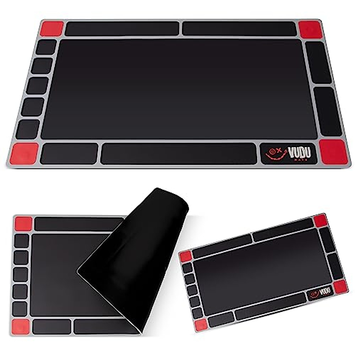 VUDU Magnetic Mat - Multi-Purpose PVC Hobby Mat with Magnetic Corners, Crafting Work Surface for Radio Control Hobbies, Model Making, Jewelry Making, Wood working, and more (Large)