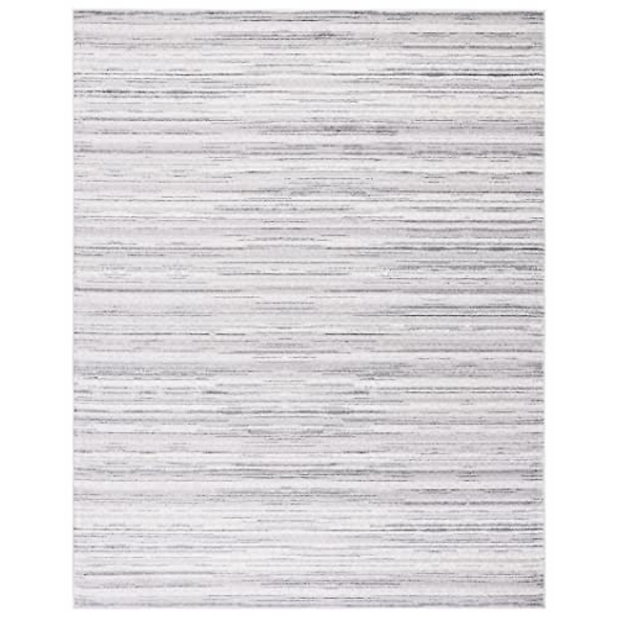 SAFAVIEH Skyler Collection 9' x 12' Ivory/Grey SKY121F Stripe Non-Shedding Living Room Dining Bedroom Area Rug