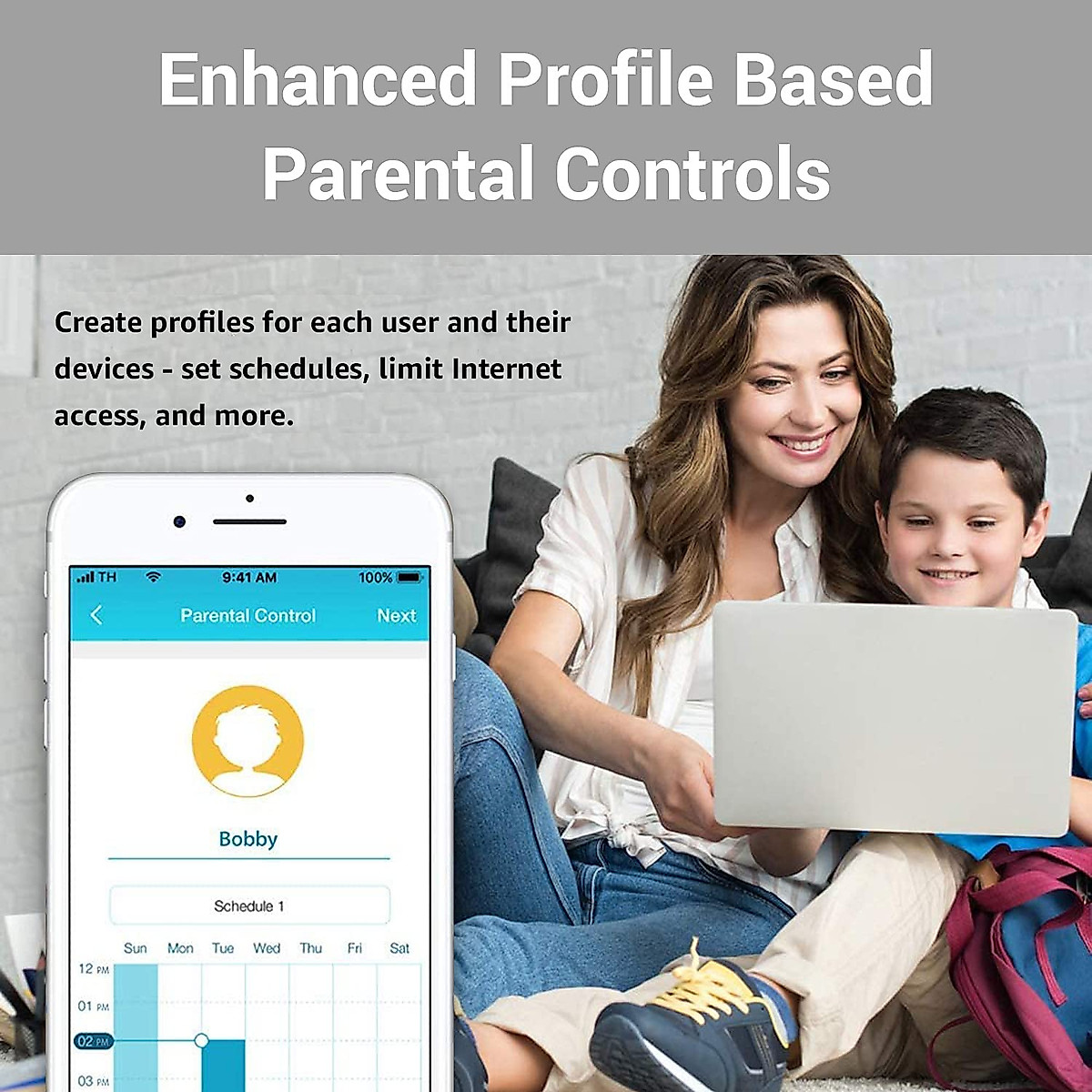 D-Link WiFi Router AC3000, Smart, Mesh (DIR-3040)