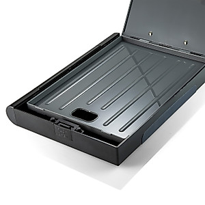 Officemate Recycled Double Storage Clipboard/Forms Holder, Plastic, Gray/Black (83357), (Model: OIC83357)