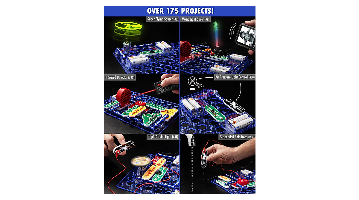 Snap Circuits LIGHT Kit | 175 STEM Projects for Kids