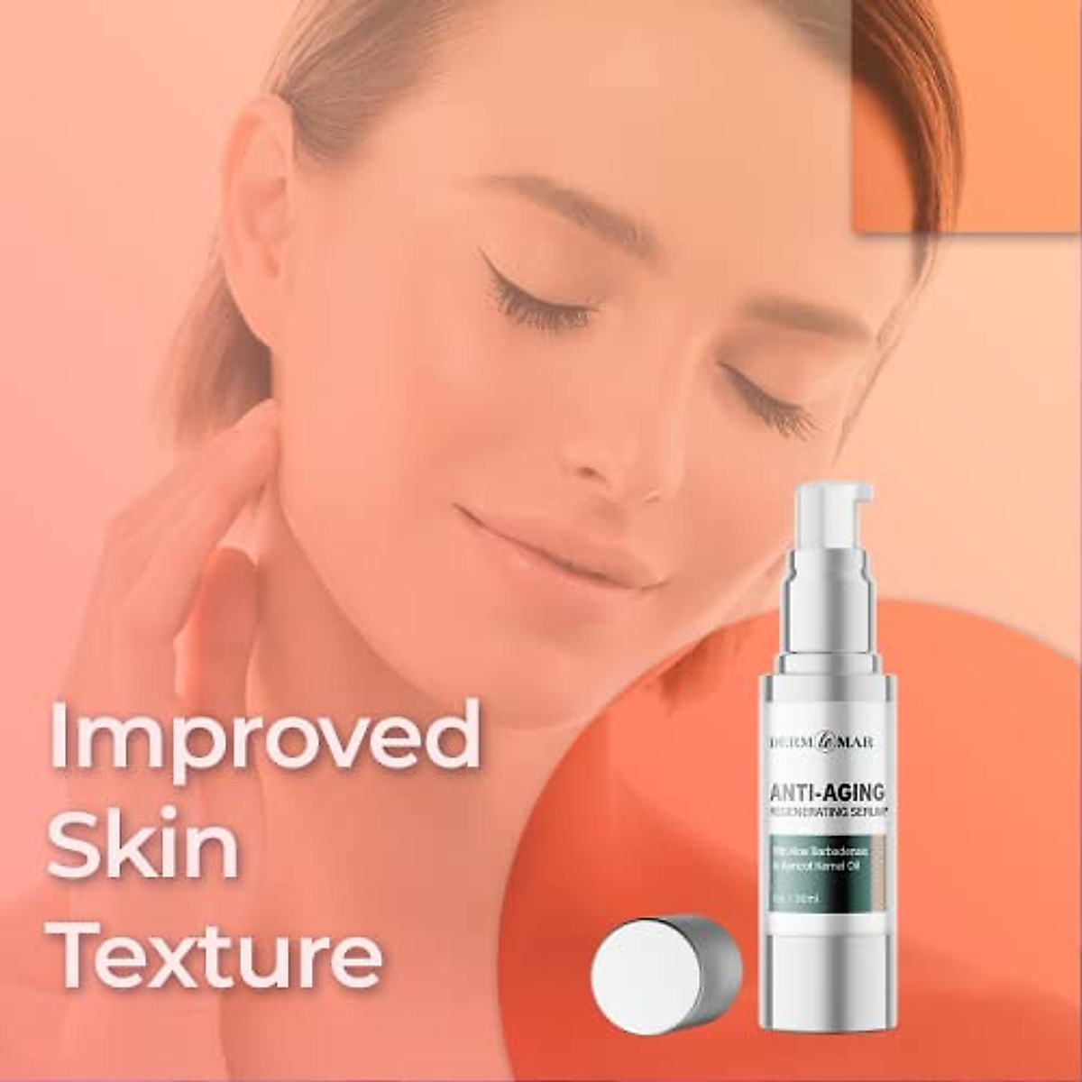 Derm Le Mar Skin Serum Advanced Age Defying Moisturizing Serum - Derm Le Mar Skin Serum Advanced Formula Skin Moisturizer Serum (1 Pack)