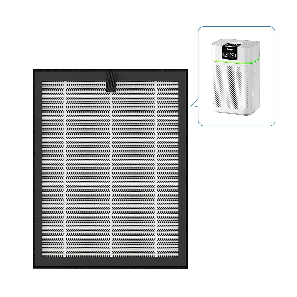 Air Purifier ClearAir-A5 Replacement Filter, VEWIOR H13 True HEPA Air Cleaner Filter (Special for ClearAir-A5 Air Purifier)