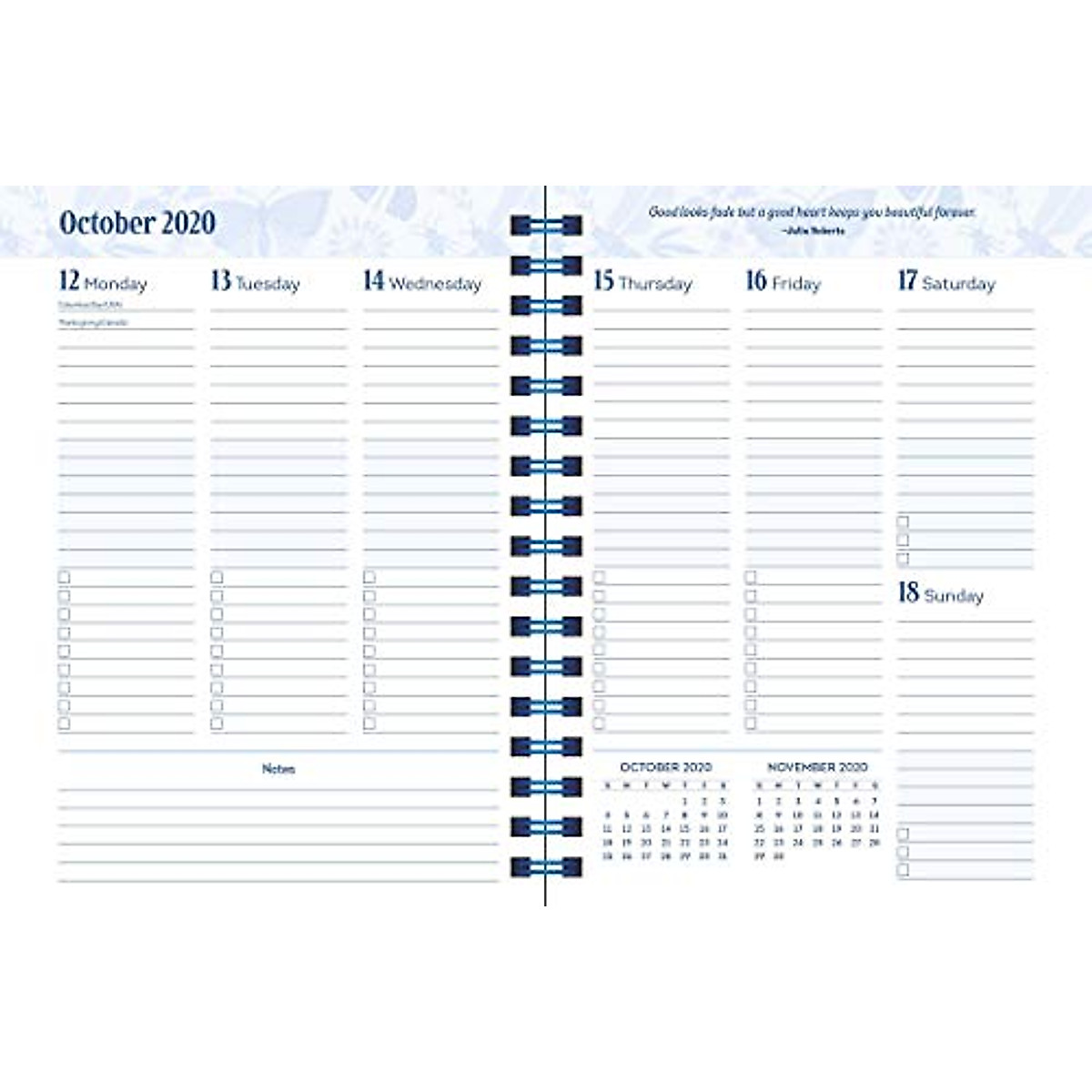 Posh: Deluxe Organizer 17-Month 2020-2021 Monthly/Weekly Planner Calendar: Garden Creatures