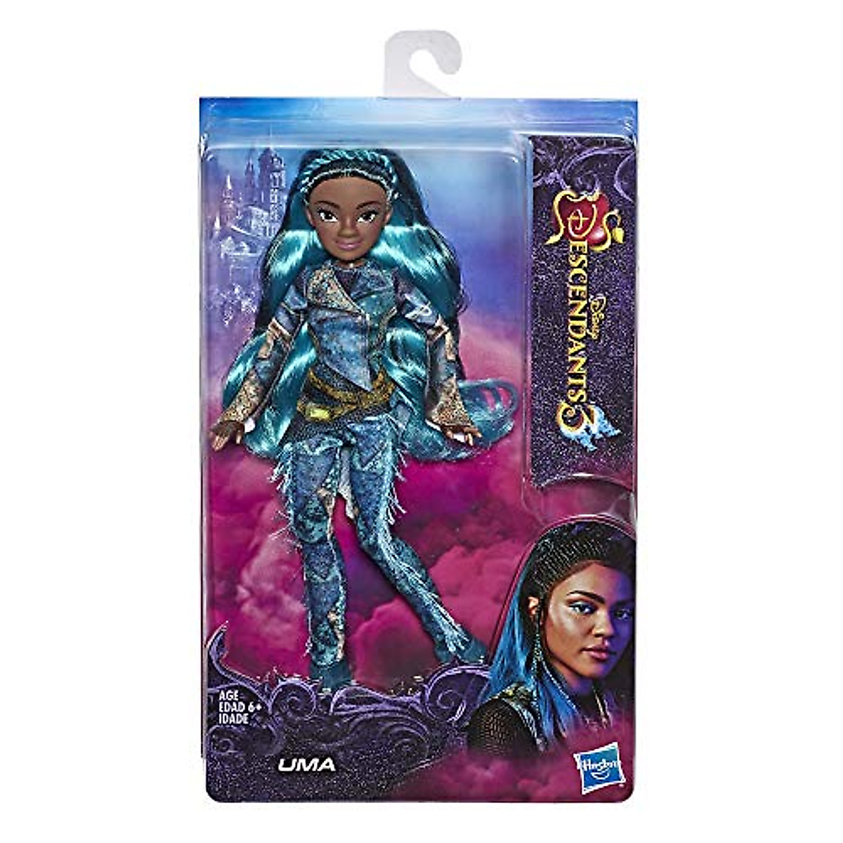 Disney Descendants Uma Fashion Doll, Inspired by Descendants 3, Brown